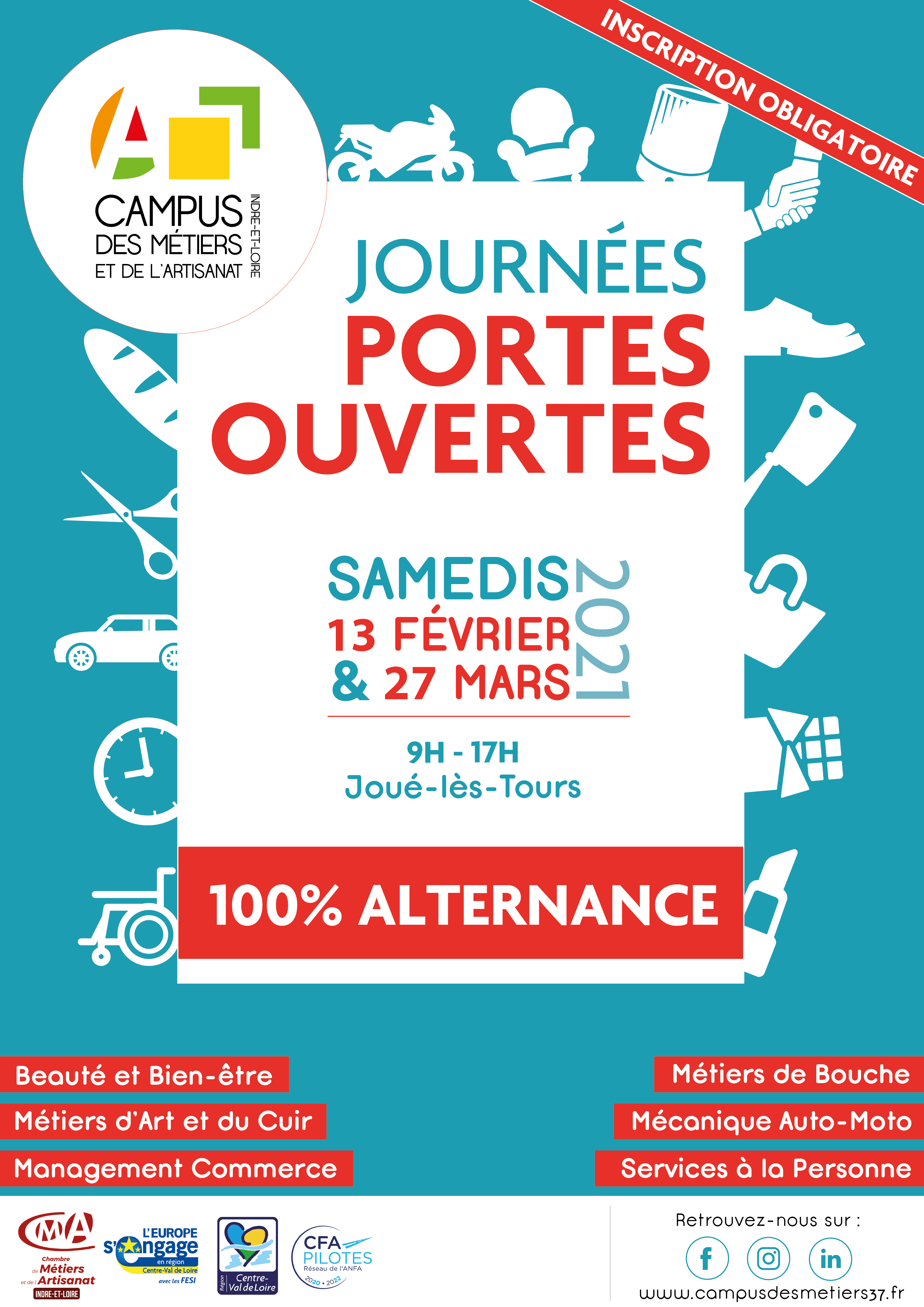 Journées portes ouvertes au Campus des Métiers 37 Journées portes ouvertes au Campus des Métiers 37